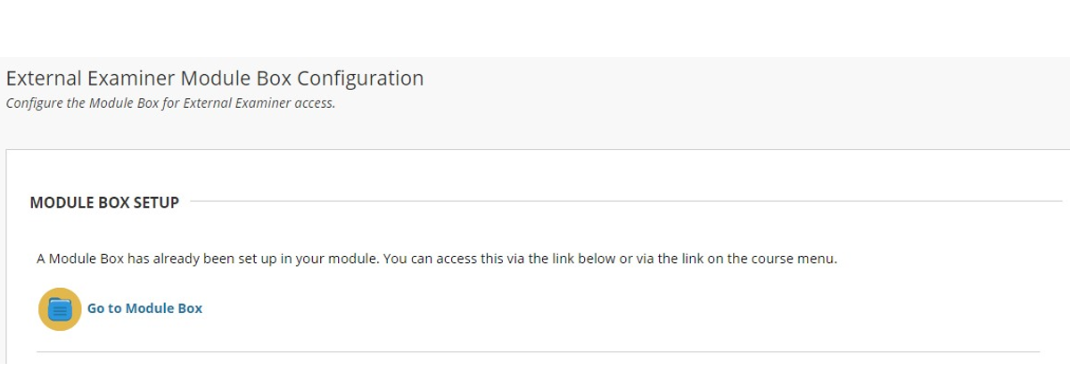 Support for External Examiners - LTE Online