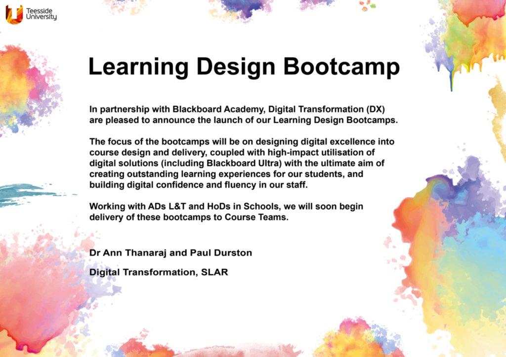 Learning Design Bootcamp - LTE Online