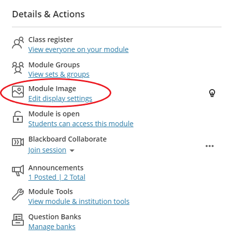 Blackboard Ultra - Module Banners Now Available - LTE Online