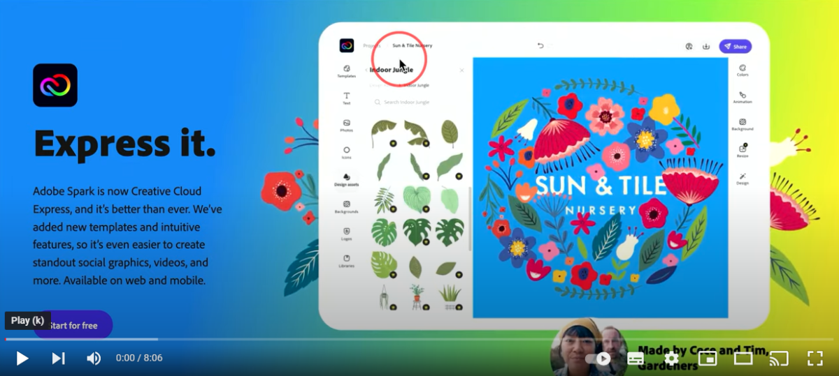 Adobe Spark is now Adobe Creative Cloud Express! - LTE Online