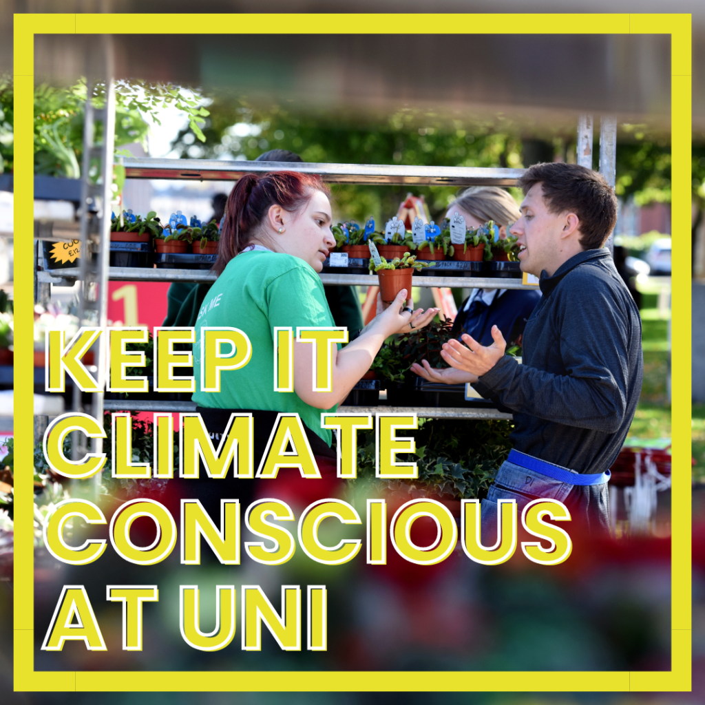 Keep it climate conscious at uni